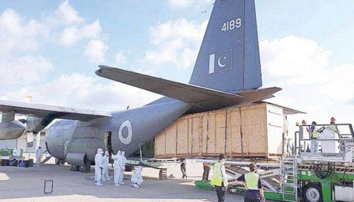 Another Pakistani plane arrived in Afghanistan carrying aid - SachKhabrain